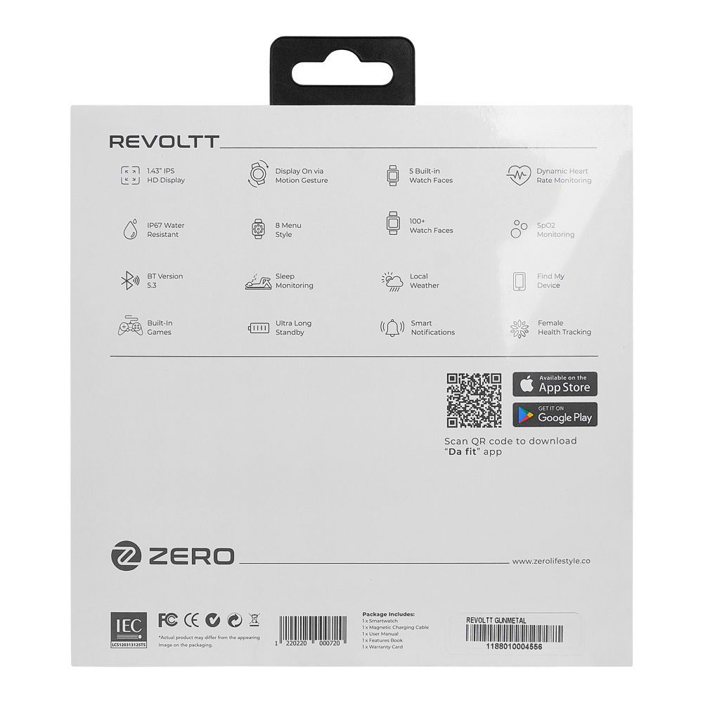 Purchase Zero Revoltt Shock Proof Metal Body, 1.43" HD Display, Gun ...