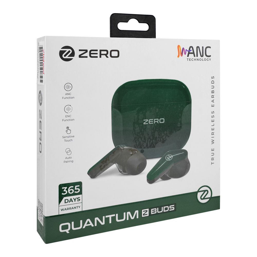 Order Zero Quantum Z Buds True Wireless Earbuds, Aurora Green Online at ...
