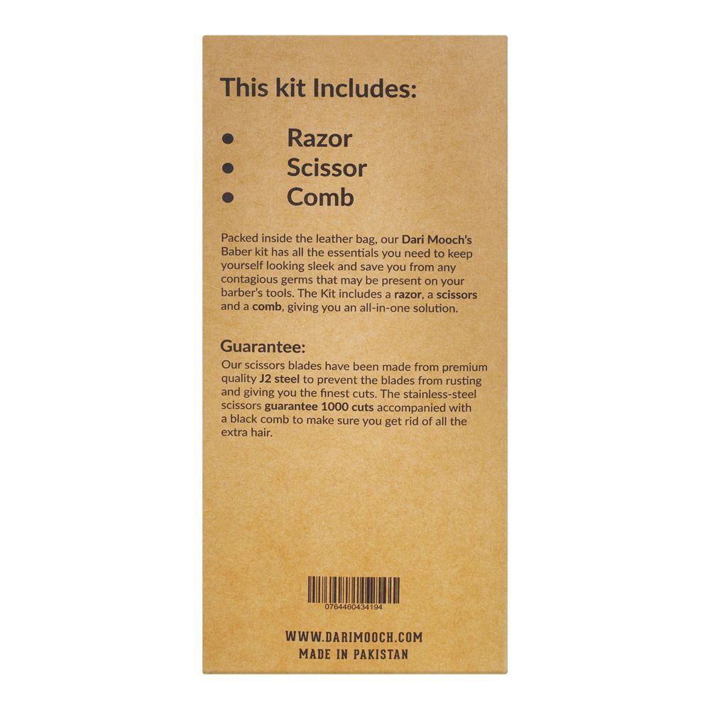 Order Dari Mooch Barber Kit, Razor, Scissor, Comb Online at Best Price ...