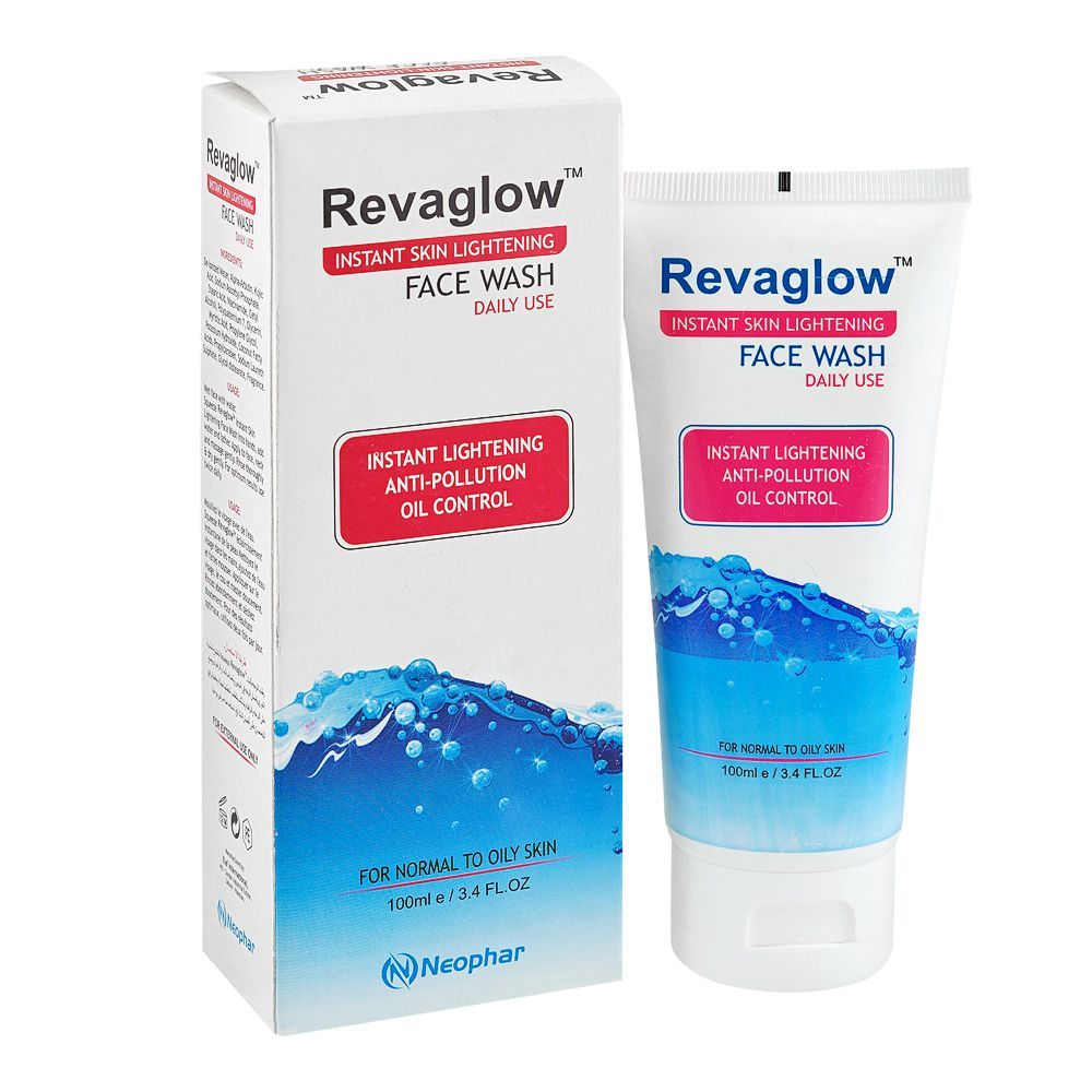 Revaglow Face Wash, Oil Control, For Normal To Oily Skin, 100ml