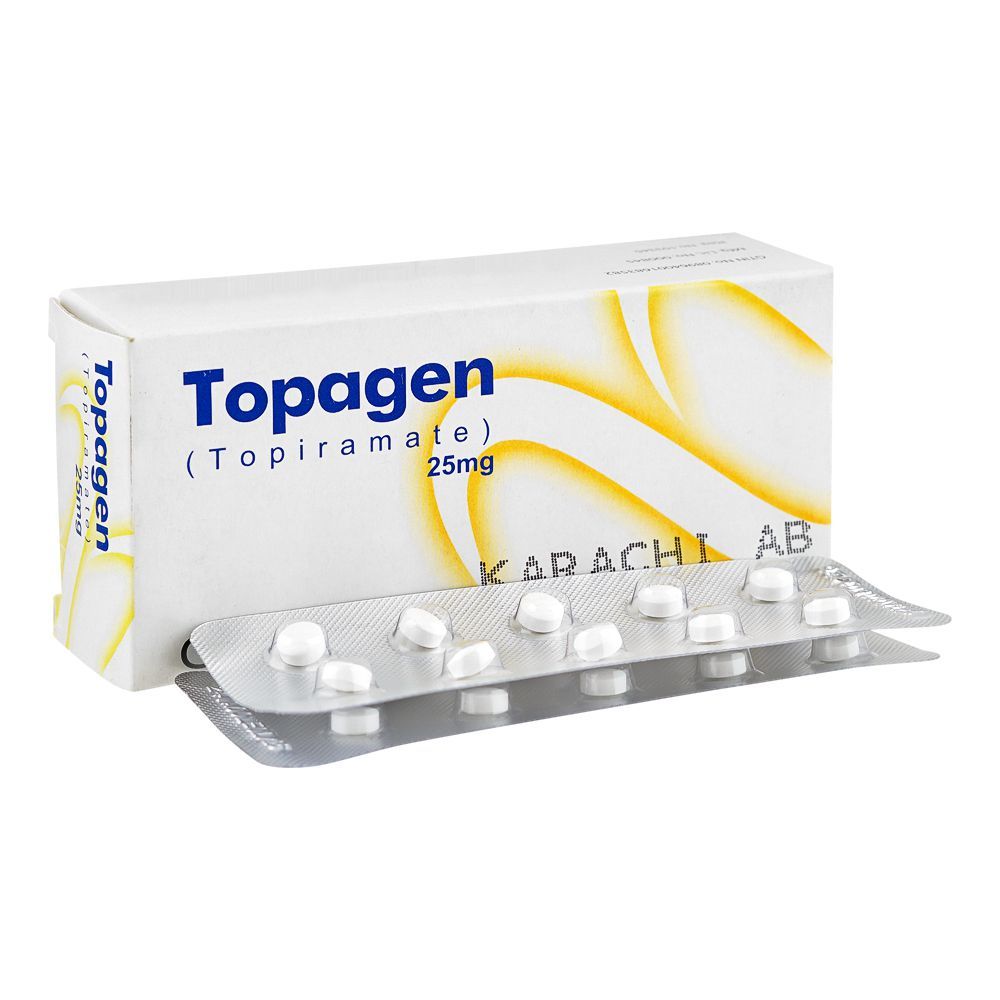 Topagen Tablets 25mg, Strip (10 Tablets)