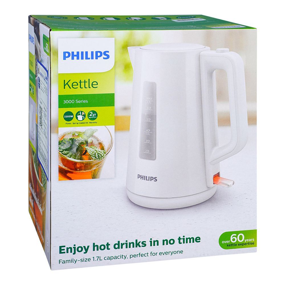 Purchase Philips 3000 Series Kettle, 2200W, 1.7L Capacity, HD-9318/01 Online at Best Price in ...
