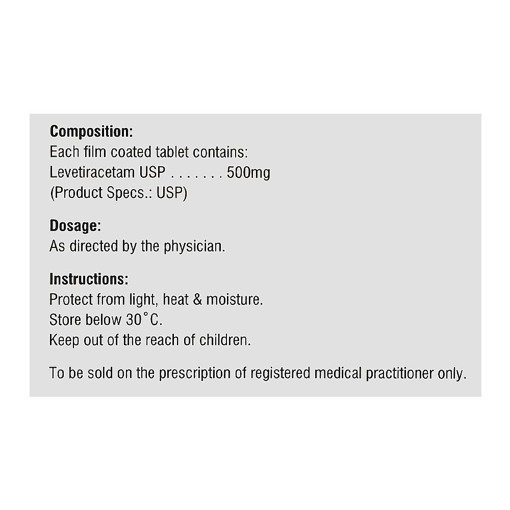 Eplipsa 500mg, Box (10 Tablets)