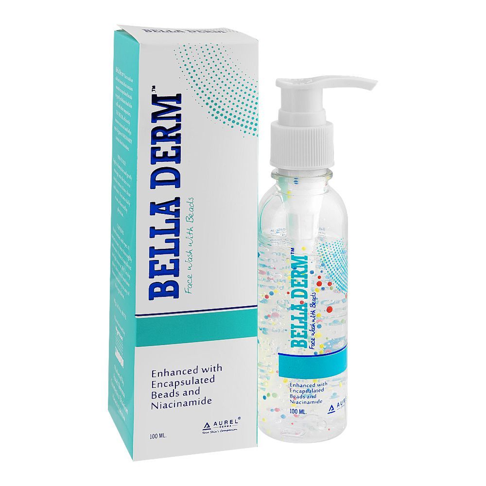 Bella Derm Face Wash, Control Blemishes & Oil, Unclog Pores, 100ml