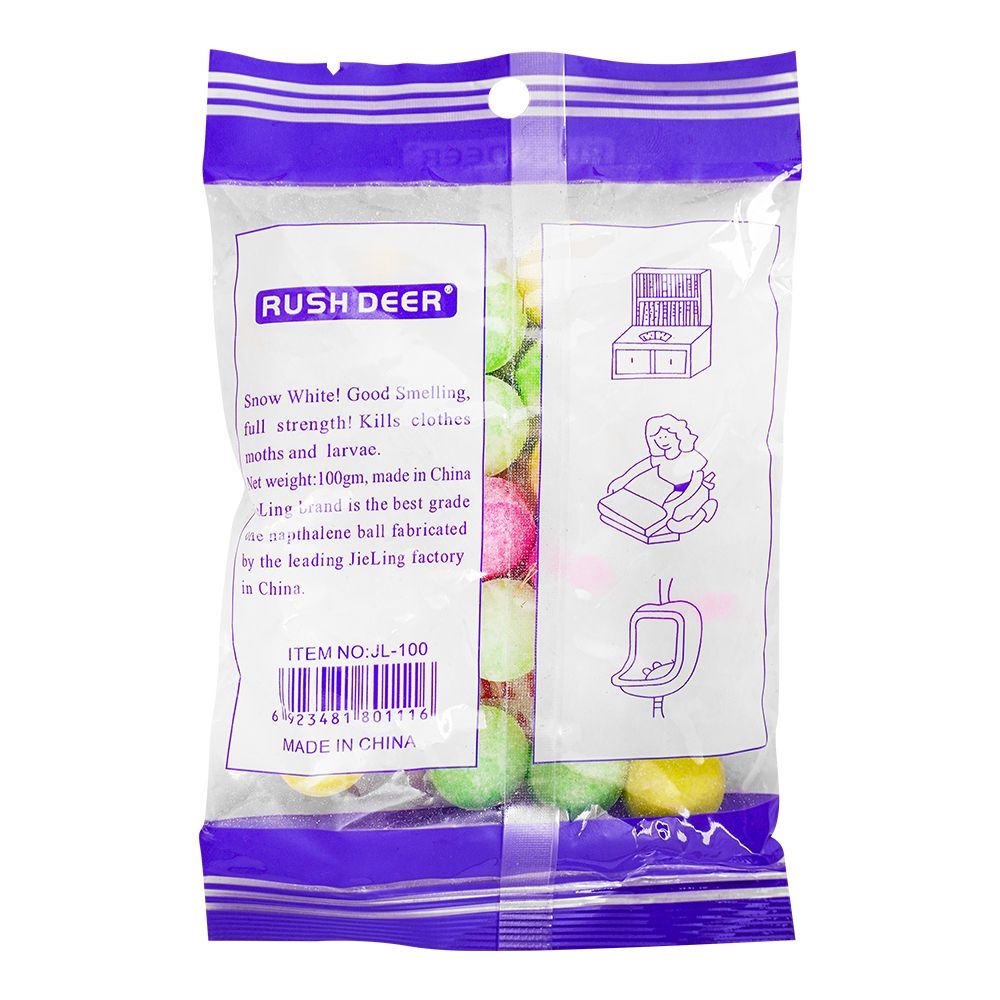 Purchase Rush Deer Pearl Napthalene Balls, 100g Online at Best Price in ...
