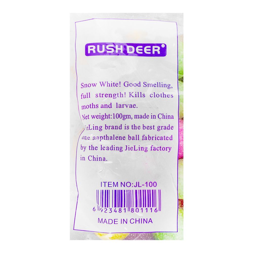 Purchase Rush Deer Pearl Napthalene Balls, 100g Online at Best Price in ...