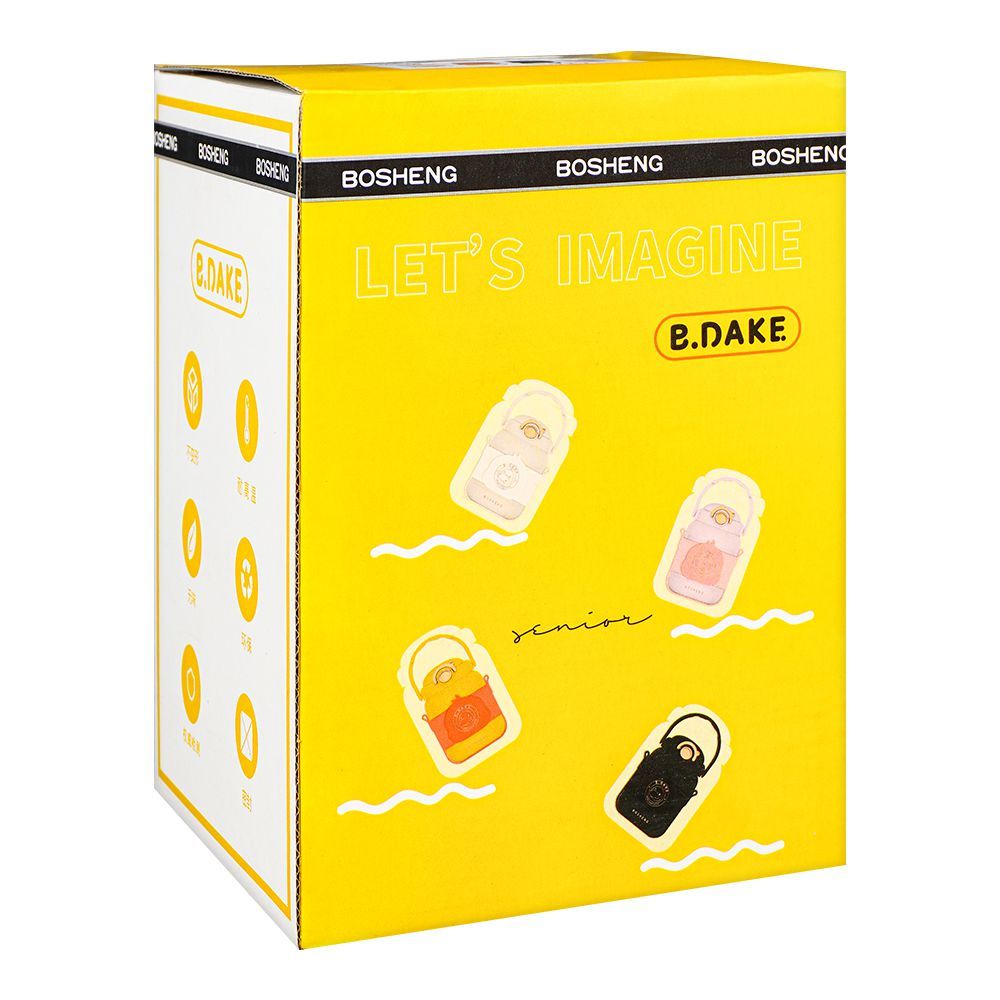 Order B.Dake Plastic Thermos With Chain Strap, Cream, Creative Water ...