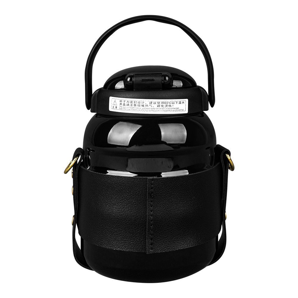 Purchase B.Dake Plastic Thermos With Chain Strap, Black, Creative Water ...