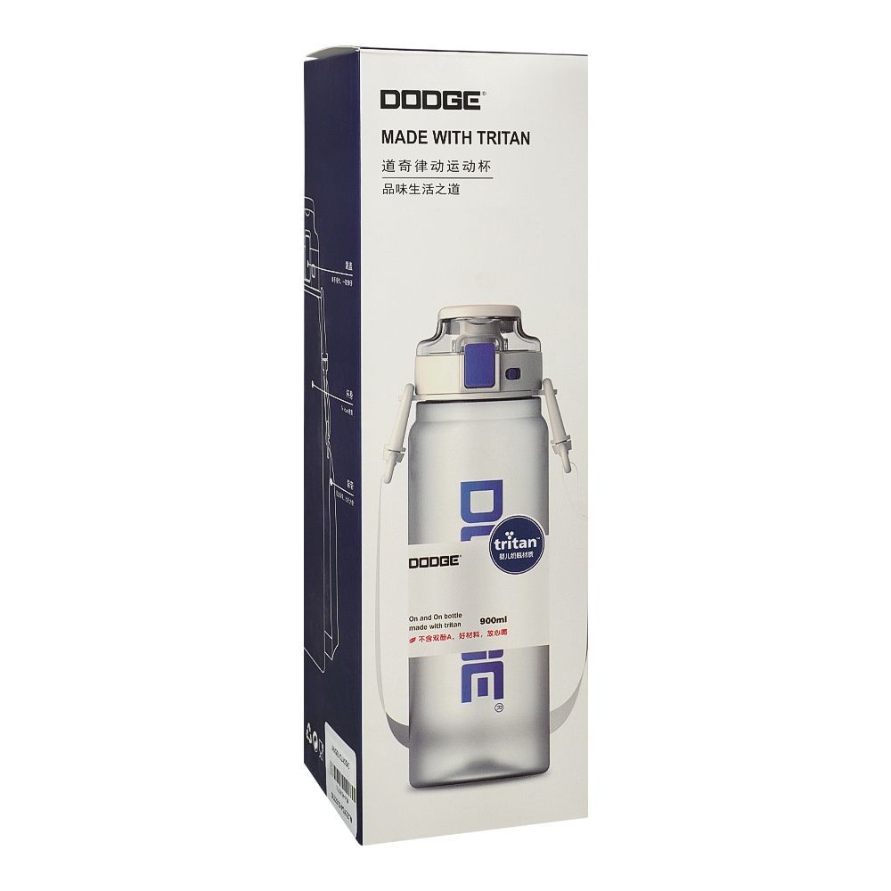 Purchase Dodge Tritan Water Bottle With Straw & Strap, 900ml Capacity, Peach, DL22610-PQA Online ...