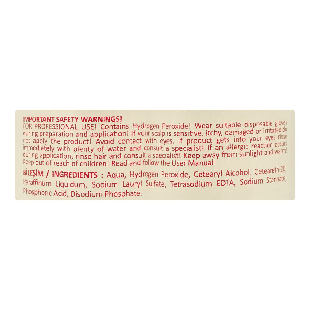 Order Okay Professionel Exicolor Oxidation Cream, 40 Vol. 12%, Exi ...