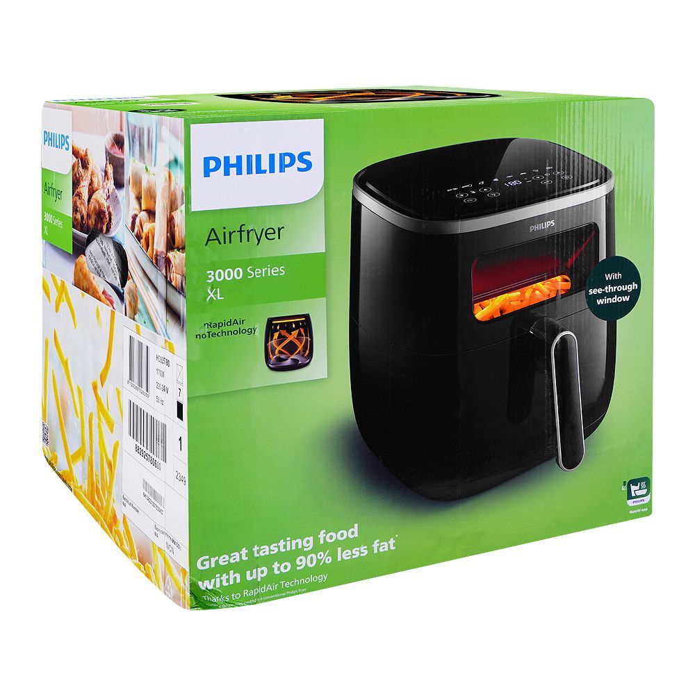 Order Philips 3000 Series XL Air Fryer, See-through Window, RapidAir ...