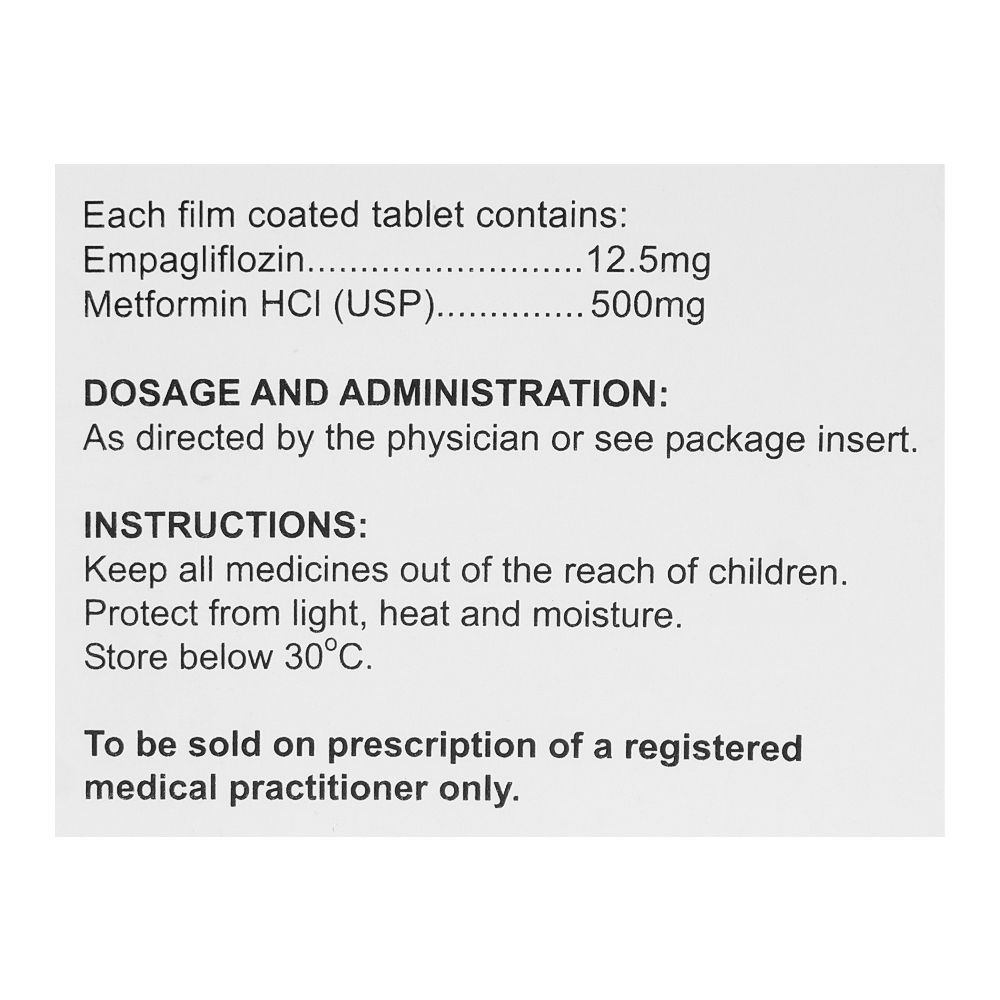 Buy Martin Dow Empator-M, 12.5+500mg, 14 Tablets In Box Online at ...