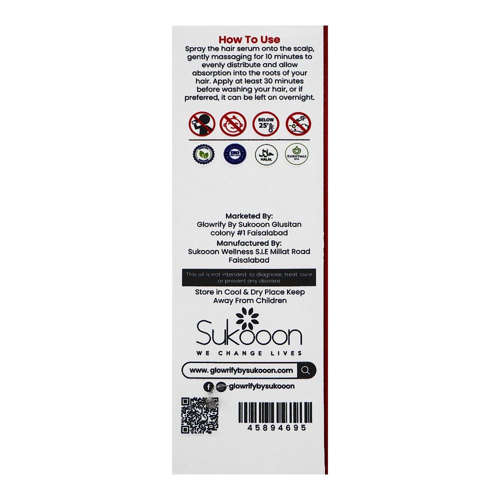 Order Glowrify Roots Hair Treatment Serum, Argan+Rosemary+Vitamin E Oil, 50ml Online at Special ...