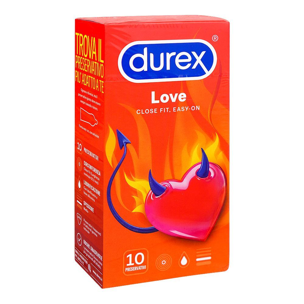 Buy Durex Love Close Fit Easy On Condoms, 10-Pack Online at Special ...