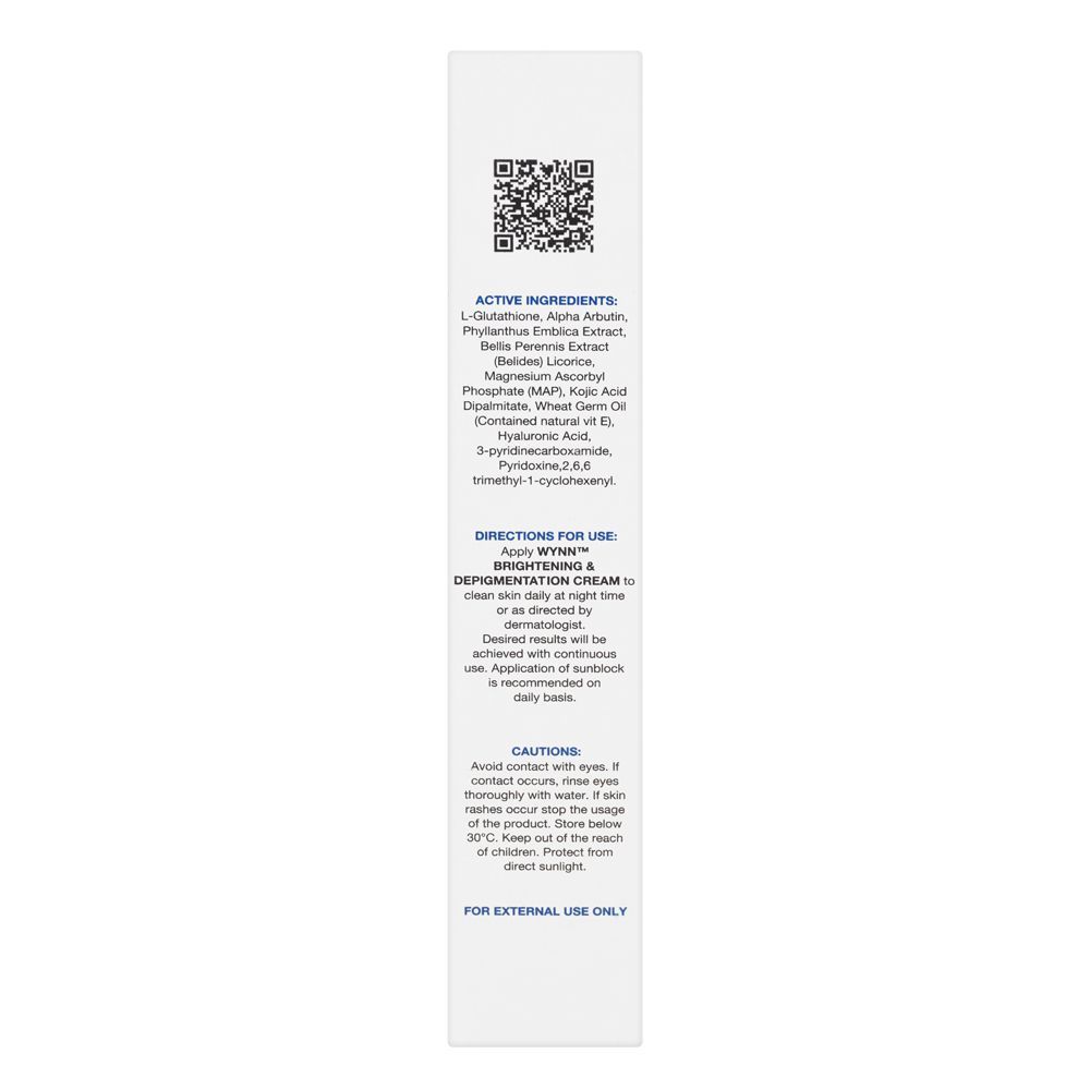 Purchase Wynn Brightening & Depigmentation Cream, Anti-Aging, Repair ...