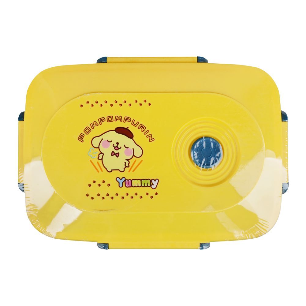 Order Pompompurin Plastic Lunch Box, 3 Compartments, Spoon & Fork ...