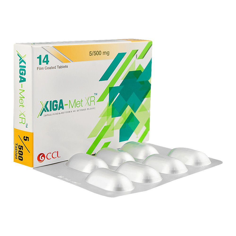 CCL Pharmaceuticals Xiga - Met Xr Tablet, 5/500mg, 14-Pack