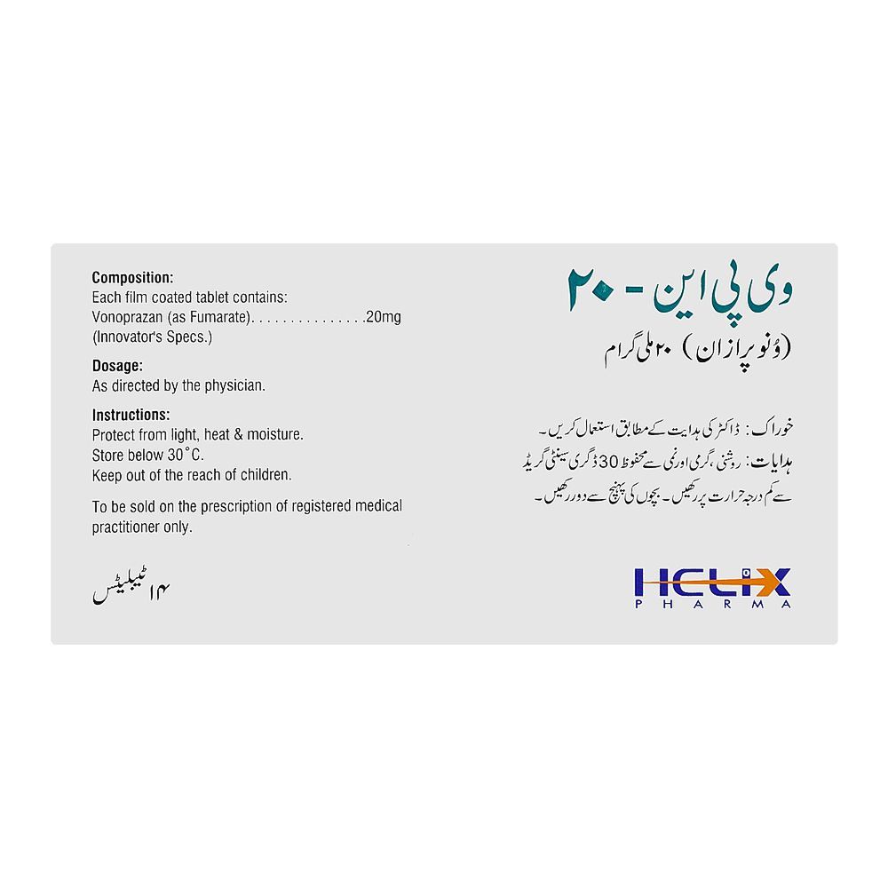 Vpn-20 Tablets 20mg, Box (14 Tablets)
