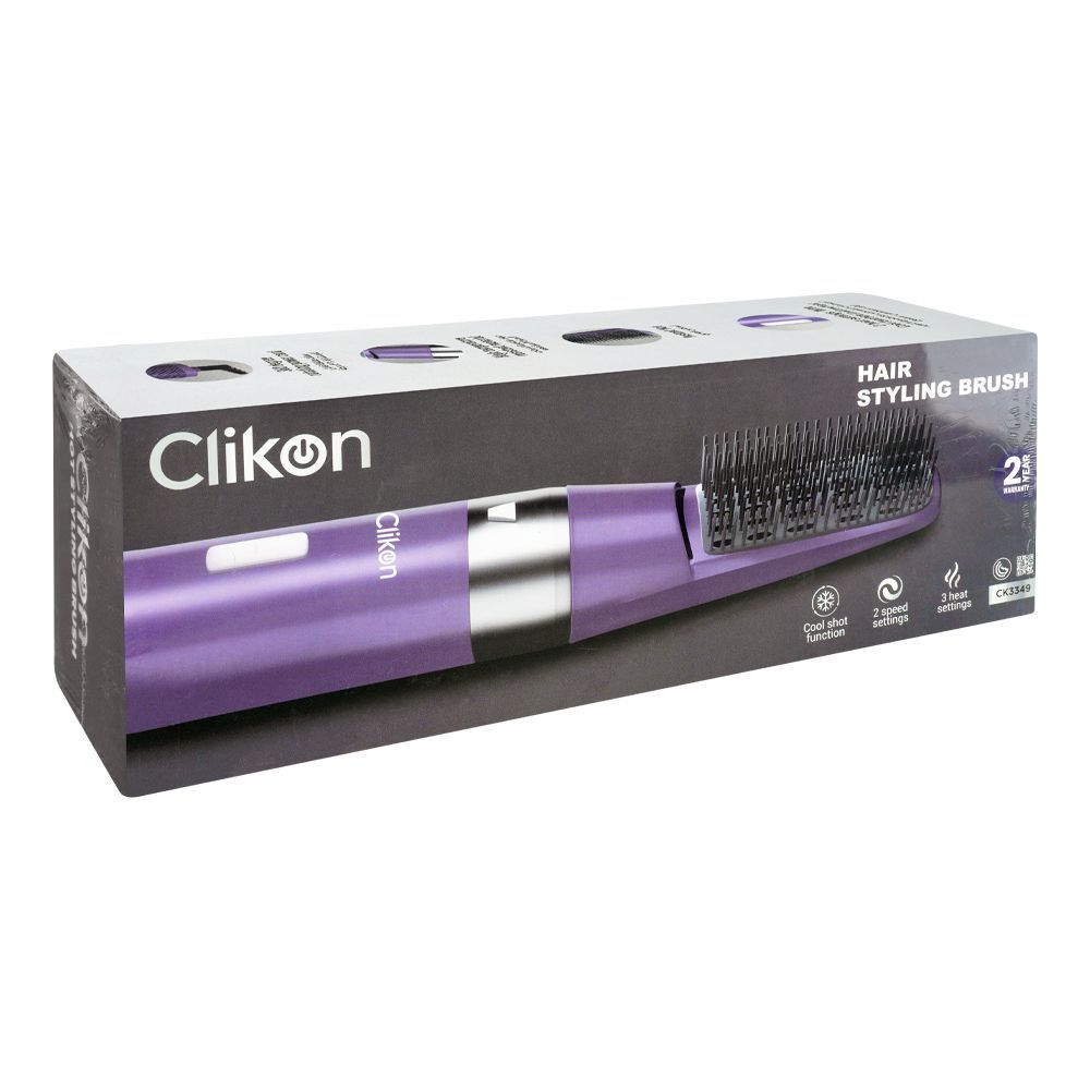 Purchase Clikon Hair Styling Brush, Cool Shot Function, 2 Speed & 3 ...