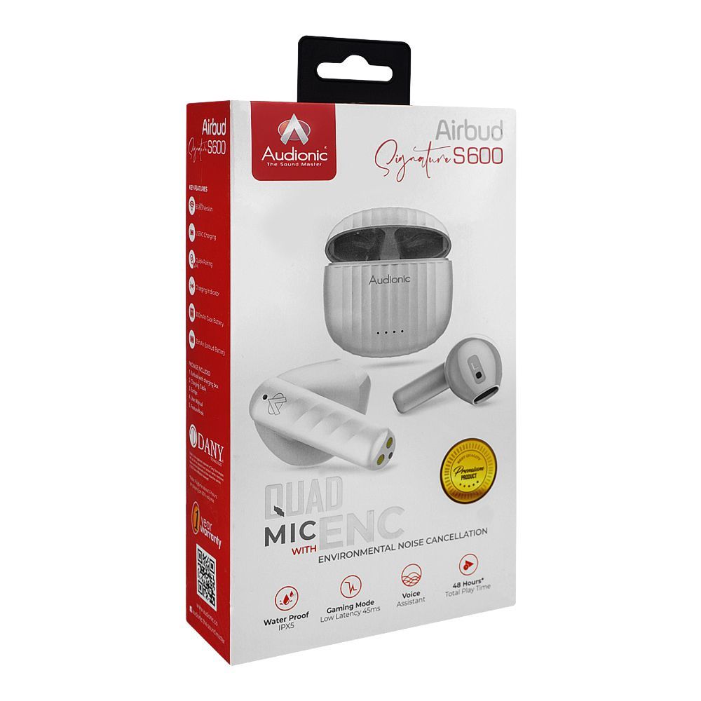 Order Audionic Signature Earbuds, Quad Mic With ENC, Water Proof ...