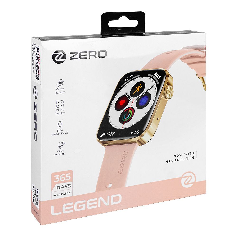 Order Zero 1.9" HD Display Legend Smart Watch, Crown Rotation, 500 ...