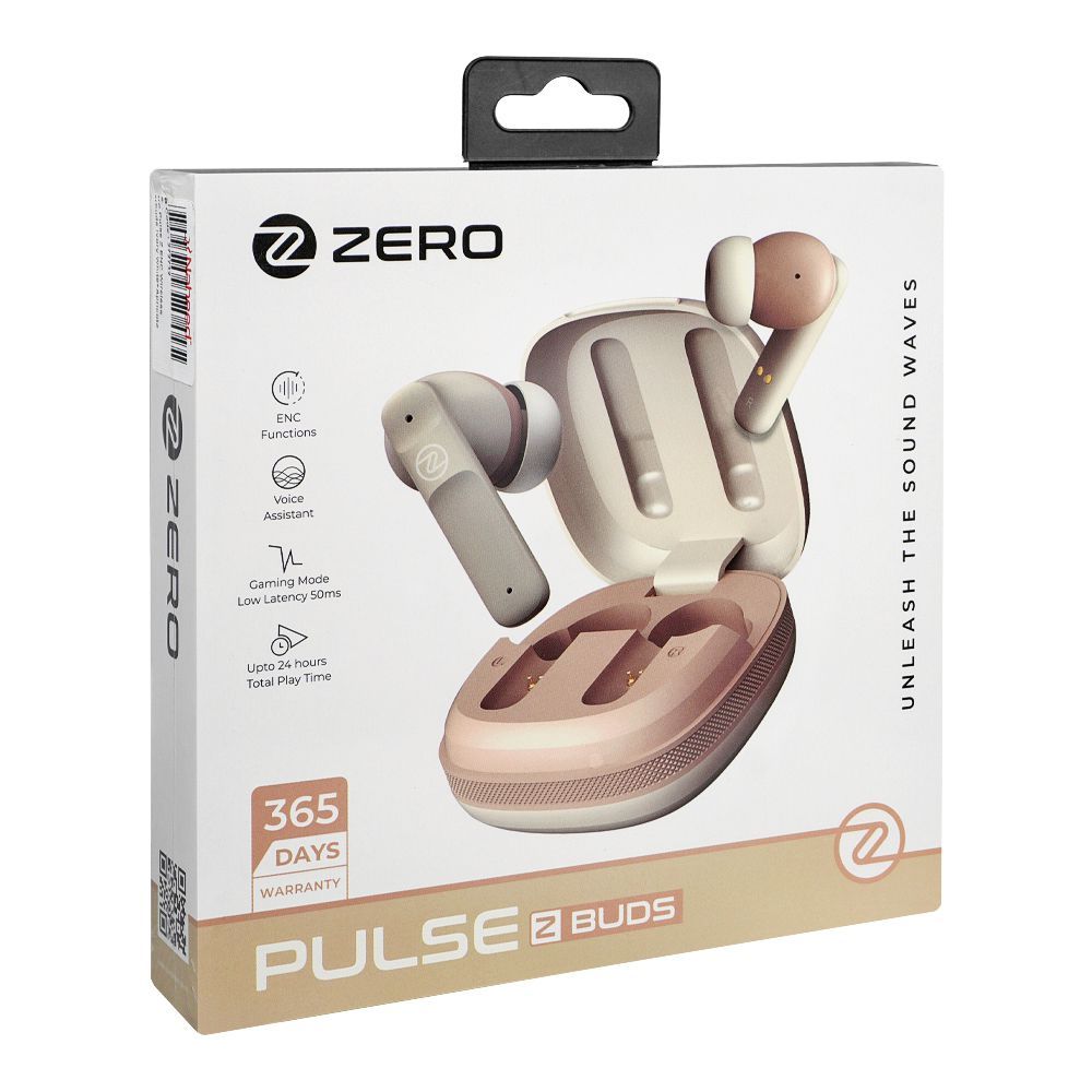 Buy Zero Pulse Z ENC Wireless Earbuds, Upto 24 Hours Play Time, 400mAh Box Battery, 40mAh ...
