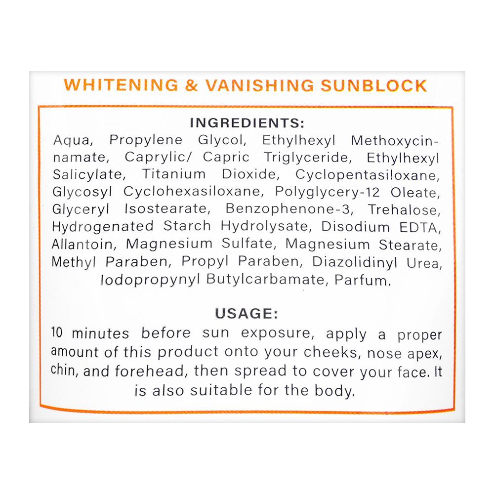 Purchase FIAA Whitening & Vanishing Sunblock, SPF60, PA+++, Water Resistant Sunscreen, For All ...