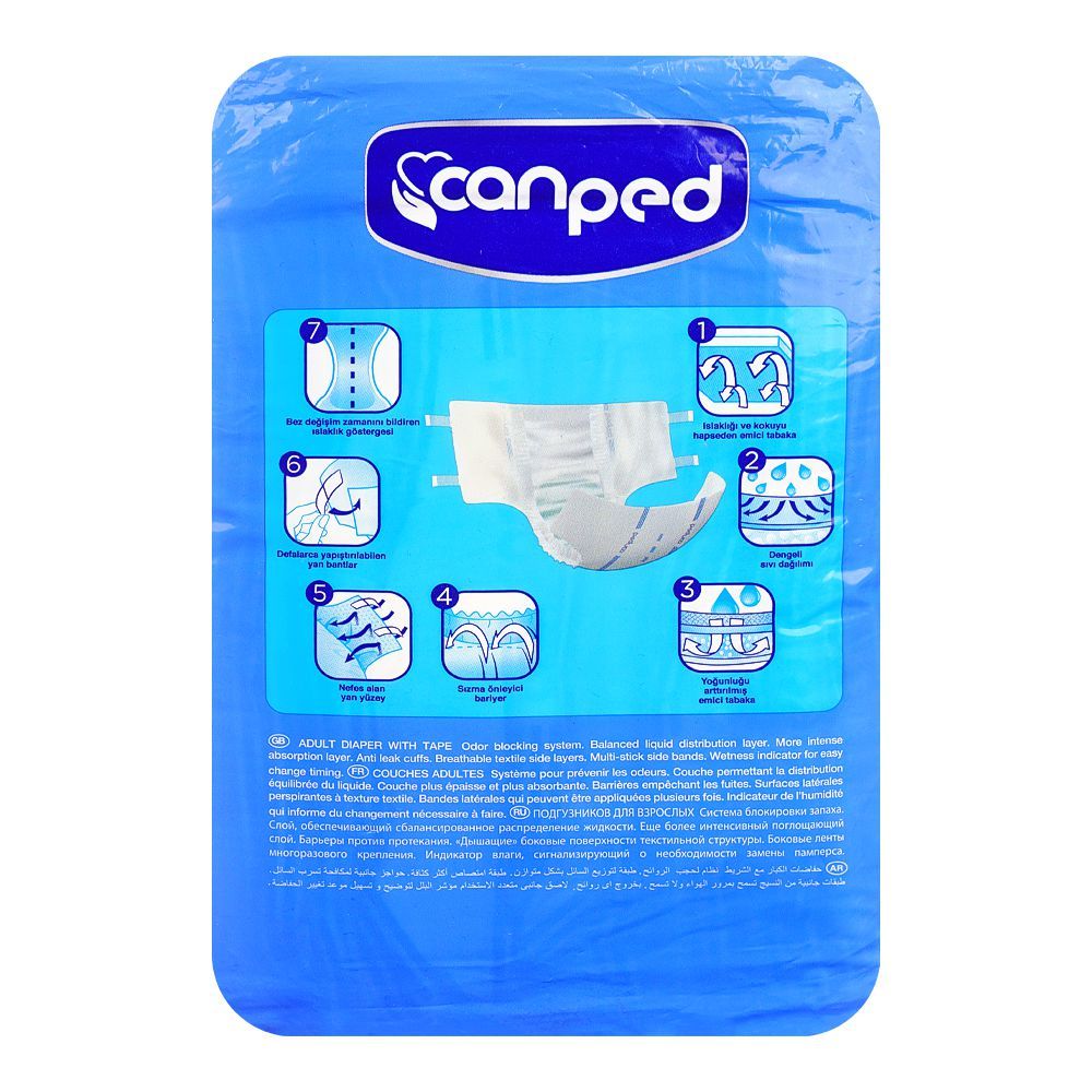 Order Canped Adult Diaper, 50-90cm, Small, 9-Pack Online at Special ...