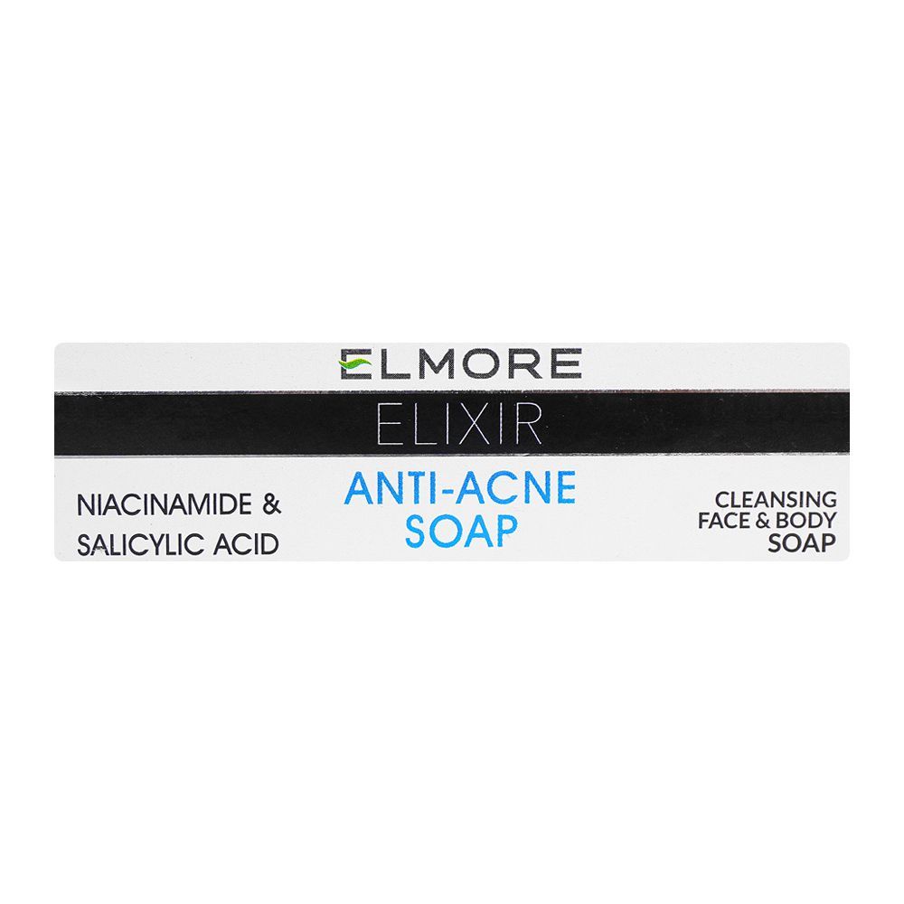 Order Elmore Elixir Anti-Acne Soap With Niacinamide & Salicylic Acid ...