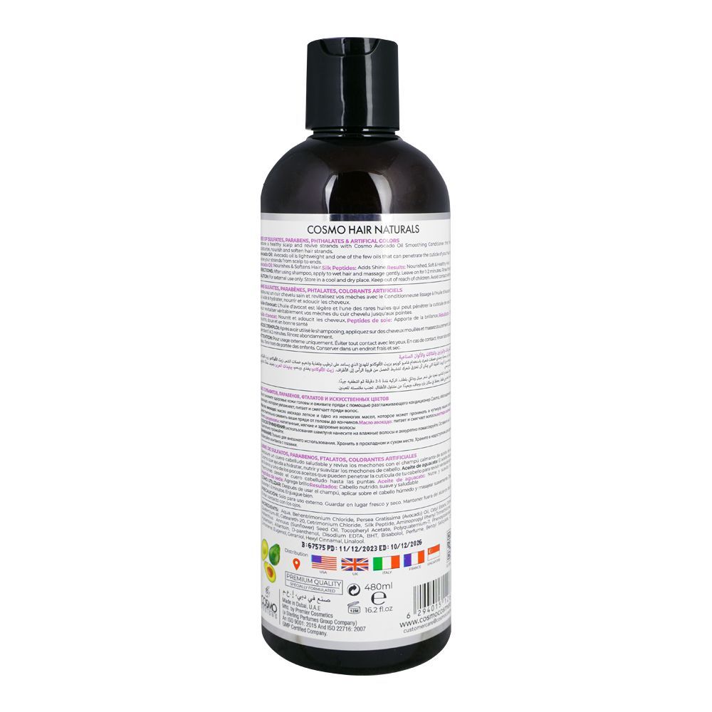 Order Cosmo Hair Naturals Avocado Conditioner, Sulfates & Parabens Free ...