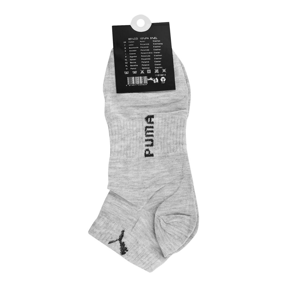 Order Puma Sports Cotton Ankle Socks, Light Grey Online at Best Price ...