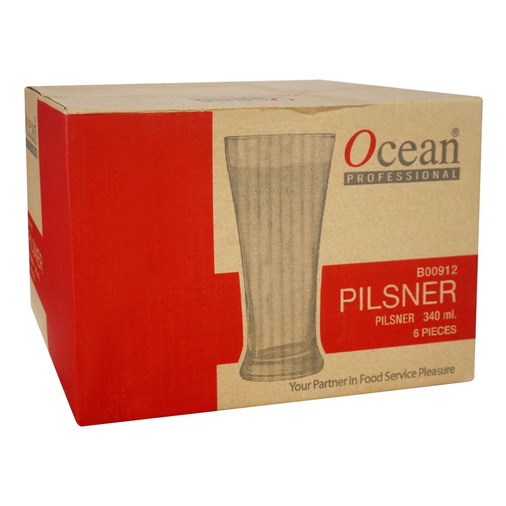 Buy Ocean Pilsner Glass, 400ml, 6-Pack, B00912 Online at Best Price in ...