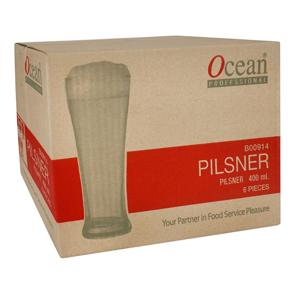 Buy Ocean Pilsner Glass, 400ml, 6-Pack, B00914 Online at Best Price in ...