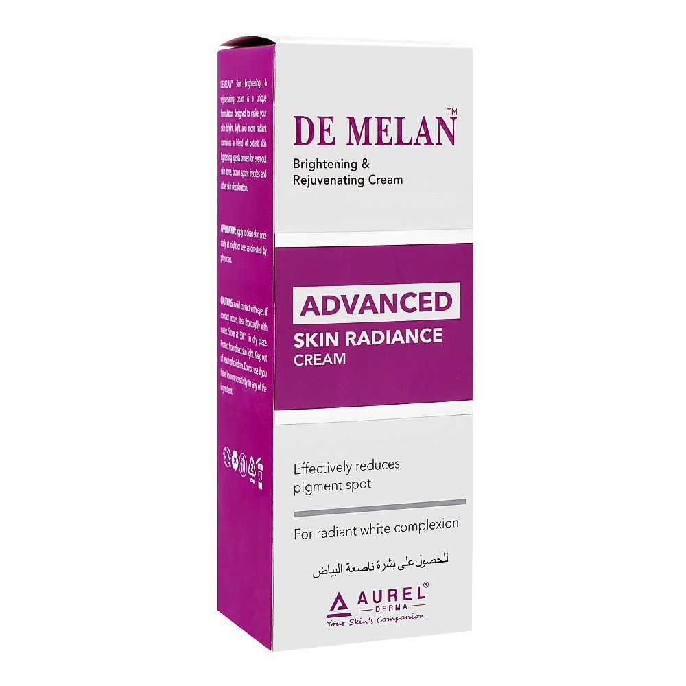 Aurel Derma De Melan Brightening & Rejuvenating Cream, Glycerin ...