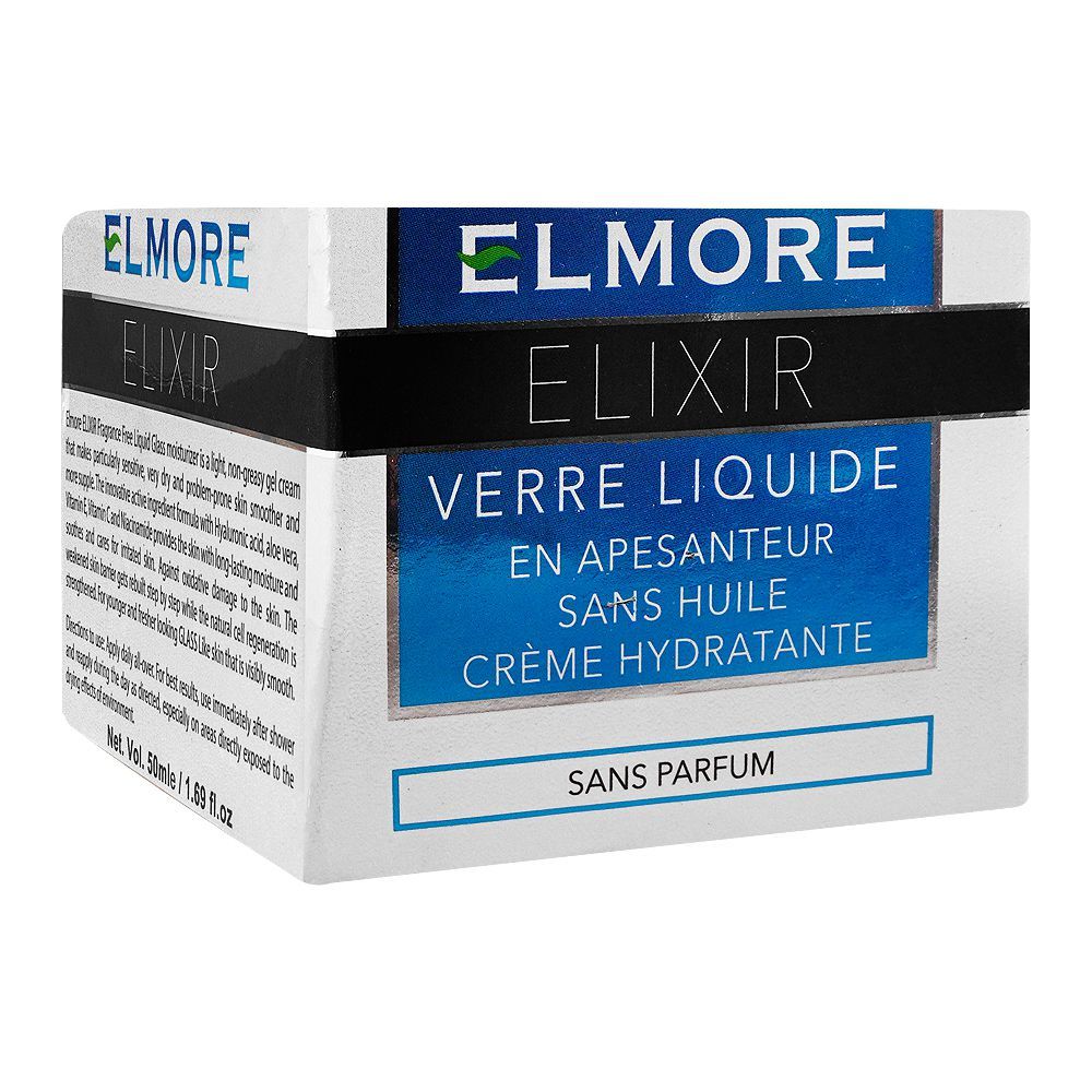 Buy Elmore Elixir Liquid Glass Weightless Oil-Free Moisturizer 50ml ...