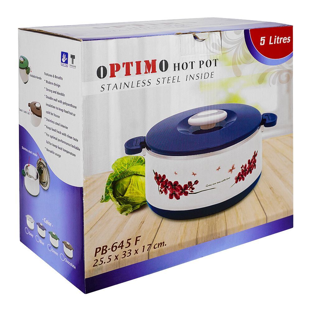 Buy Happy Ware Hot Pot With Lockable LID, 5 Liter Capacity, Stainless ...