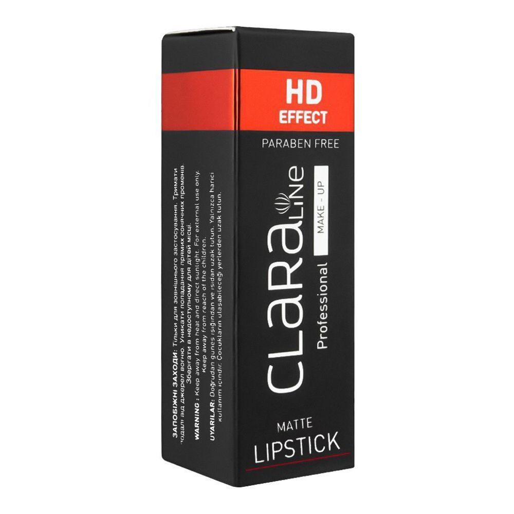 Buy Claraline Professional HD Effect Matte Lipstick, Paraben Free, 456 ...
