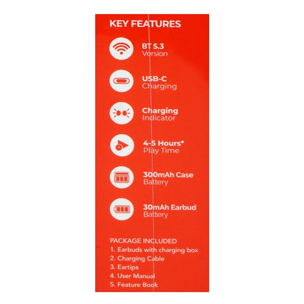 Order Audionic Airbud 450 Wireless Earbuds, ENC Technology, Type-C ...