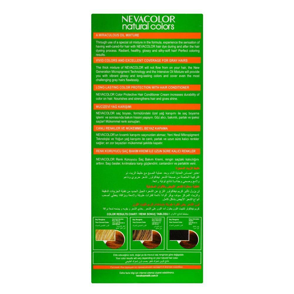 Buy Neva Hair Color Kit, 100% Gray Coverage, Vegan, 50ml, 6.3 Nutshell ...