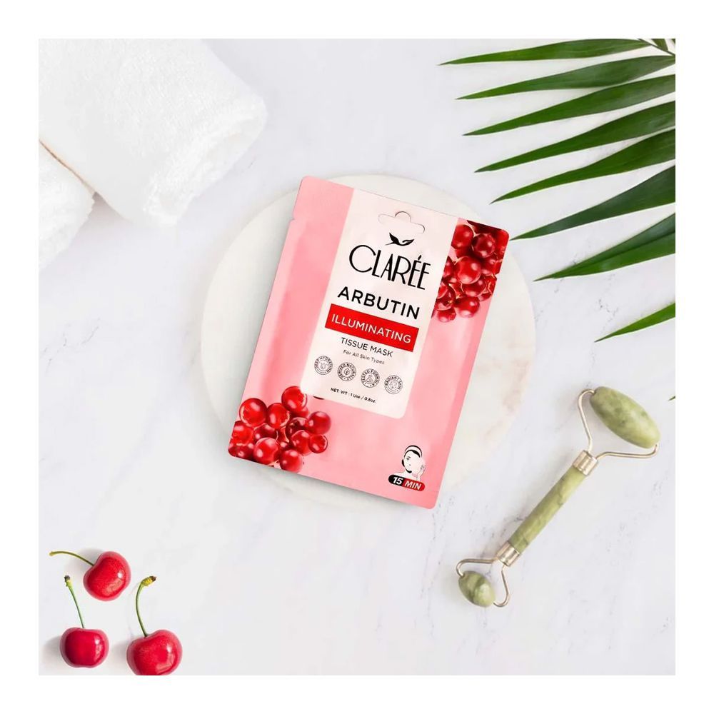 Buy Herbion Naturals Claree Arbutin Illuminating Tissue Mask, For All ...
