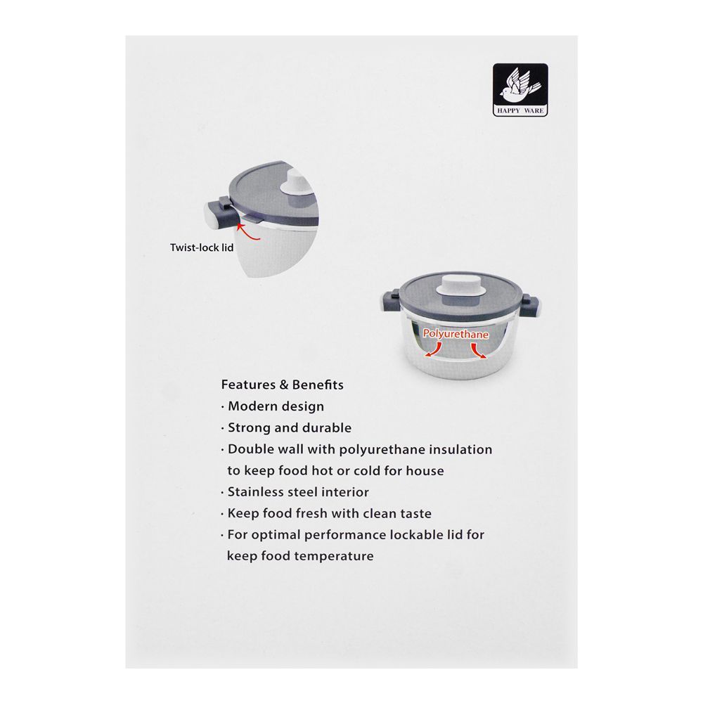 Order Happy Ware Forte Warmer Pot With Twist-Lock Lid, 3.5 Liter ...