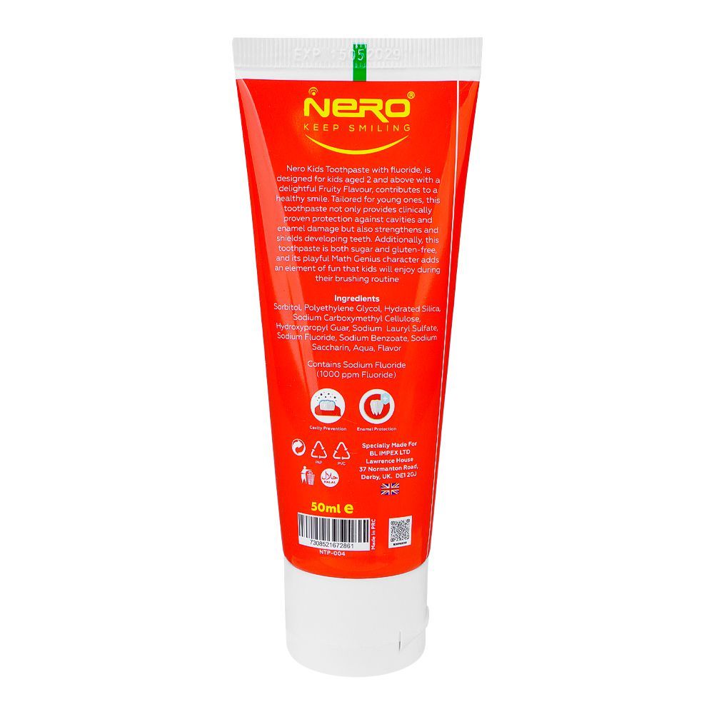 Purchase Nero Math Genius Fruity Kids Toothpaste, 50ml Online at ...