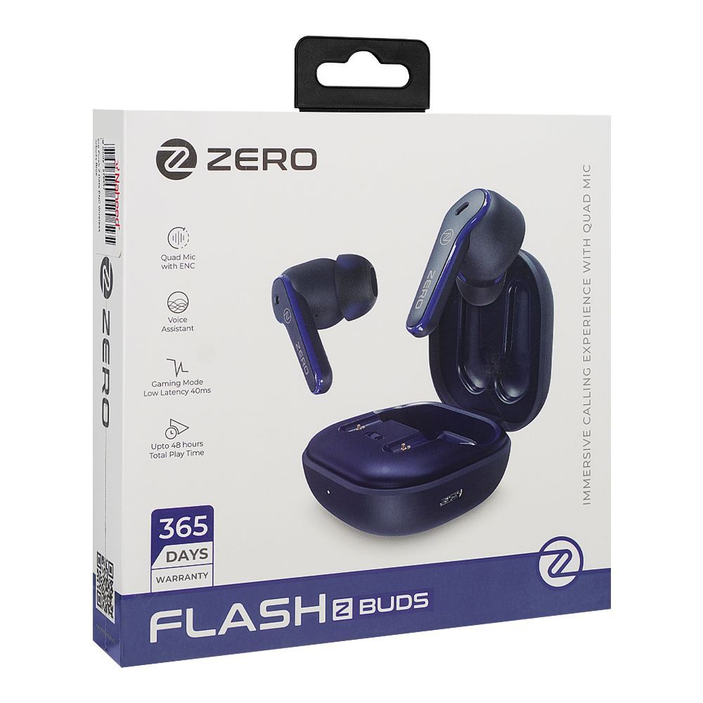 Buy Zero Flash Earbuds With Matte Finish ENC & Quad Mic, IPx4 Water ...