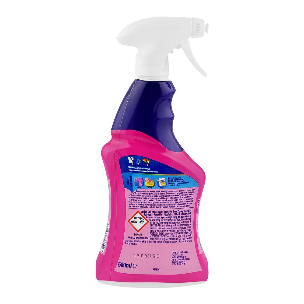 Vanish Oxi Action Multi Stain Color, Chlorine Bleach Free, 500ml