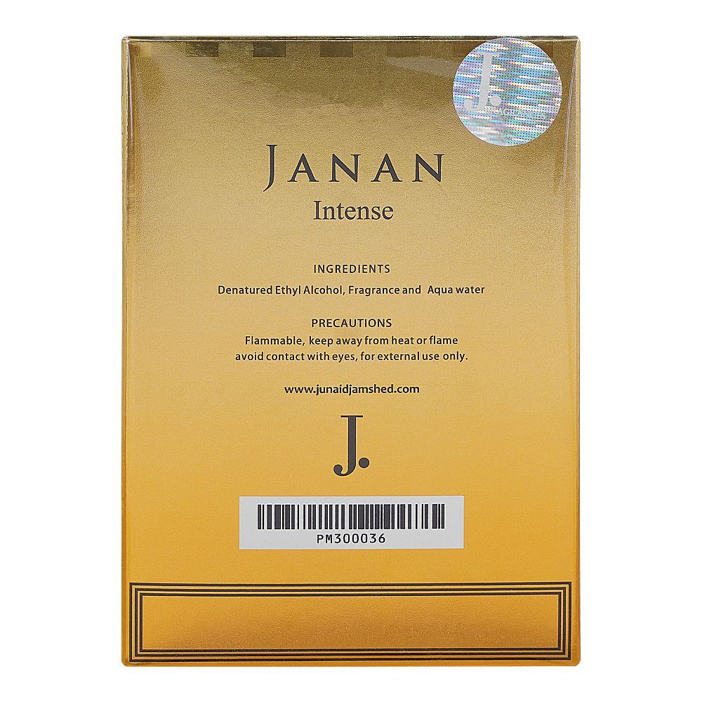 Order Junaid Jamshed Janan Intense, Eau de Parfum, For Men, 100ml Online at Best Price in ...