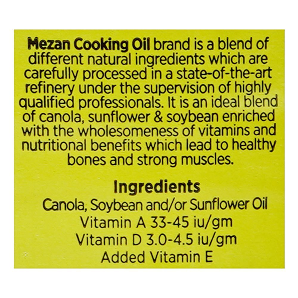 Buy Mezan Cooking Oil, 4.5 Liters Bottle Online at Best Price in ...