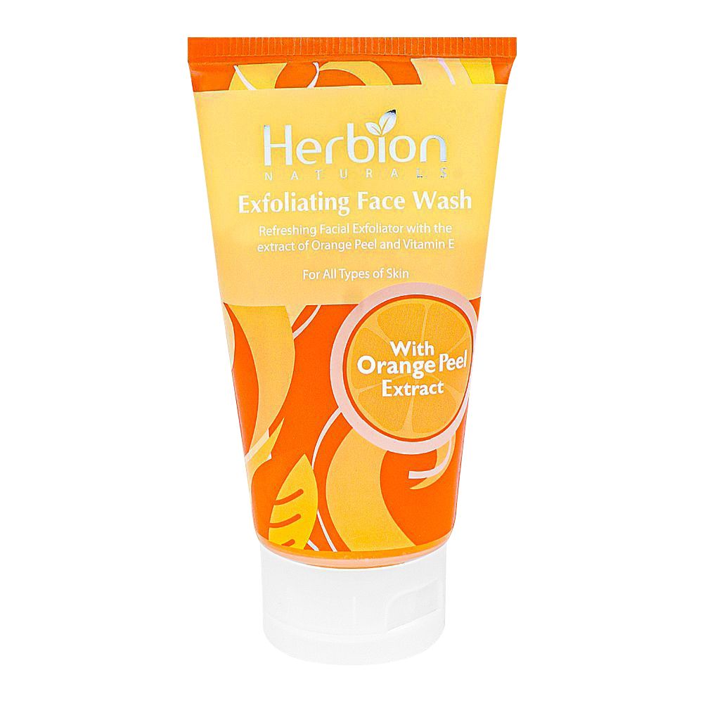 Purchase Herbion Orange Exfoliating Face Wash With Peppermint Oil and ...
