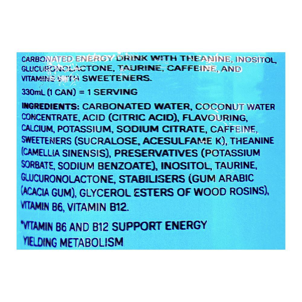 Order Prime Blue Raspberry Energy Drink, 330ml Can Online at Special ...