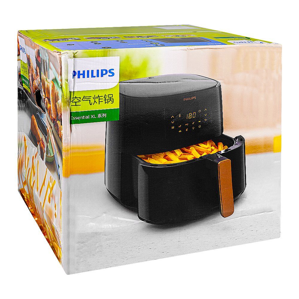 Order Philips Essential XL Airfryer, 2000W, 6.2 Liter Capacity, Black ...
