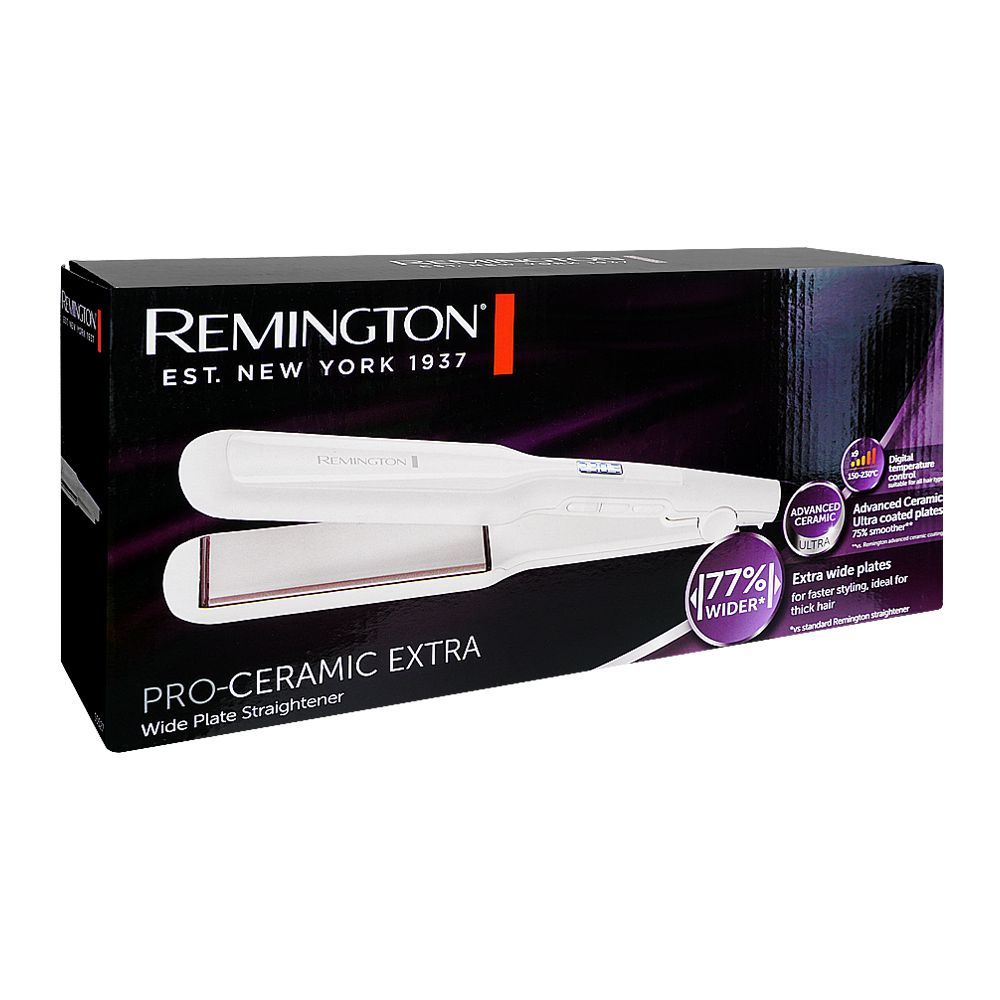 Order Remington Pro-Ceramic Extra Wide Plate Hair Straightener, S-5527 ...